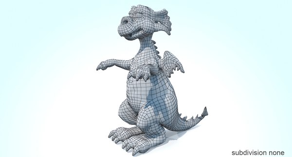 Dragon cartoon 3D model - TurboSquid 1361268