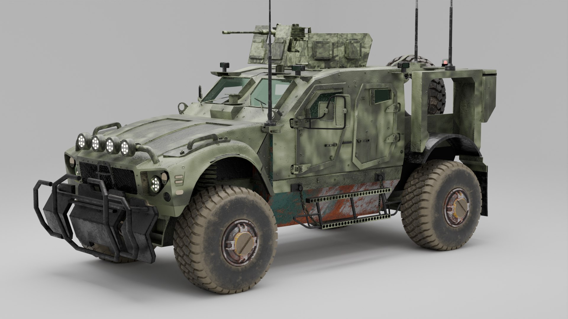 3D Oshkosh M-ATV Armed - TurboSquid 2306970