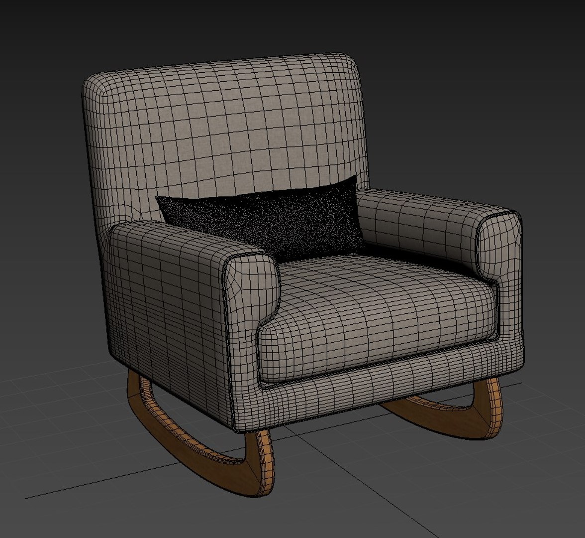 Nursery Works Sleepytime Rocker 3D Model - TurboSquid 1549152