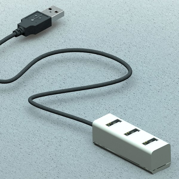 USB Hub 3D Models for Download | TurboSquid