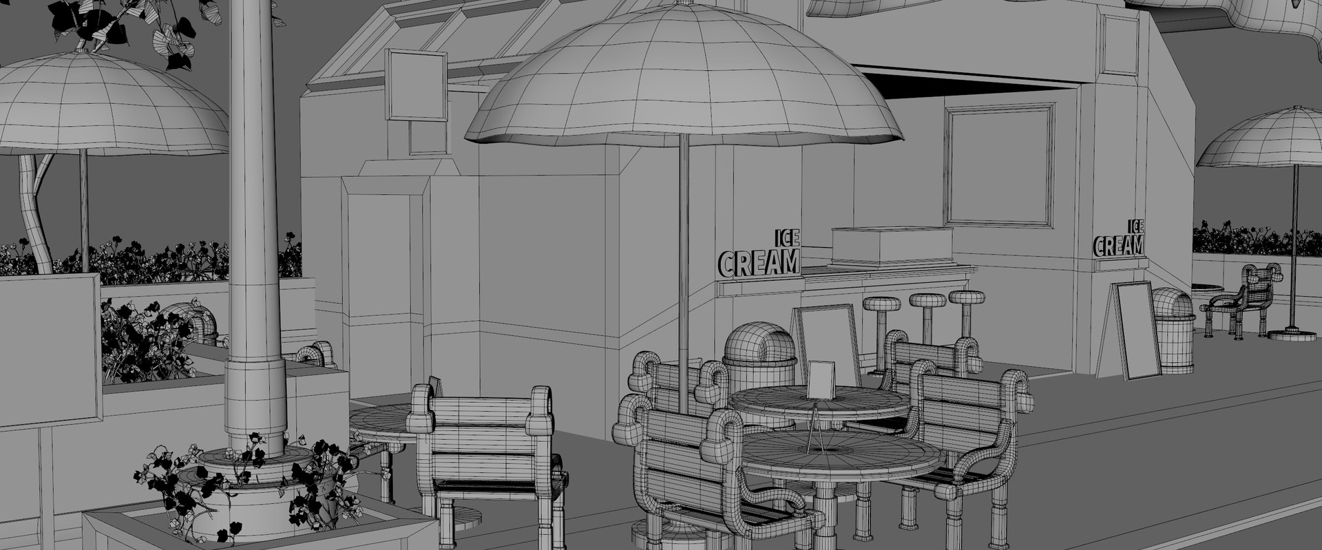 Polygons Scene 3D Model - TurboSquid 1209326