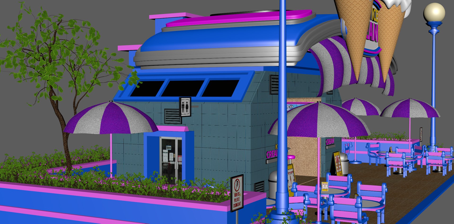 Polygons Scene 3D Model - TurboSquid 1209326