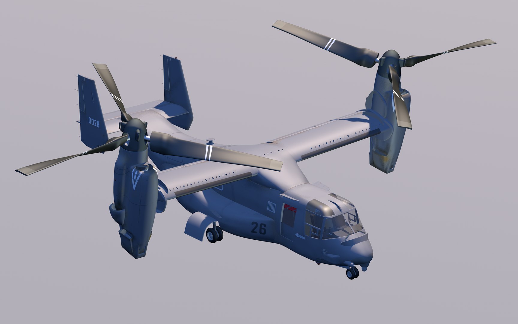 Belling V22 Osprey 3D Model - TurboSquid 1210104