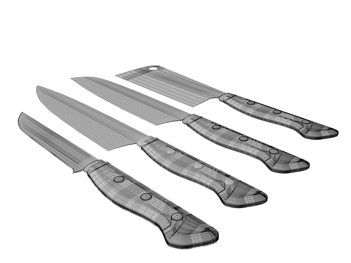 3D Kitchen Knife - TurboSquid 2024868