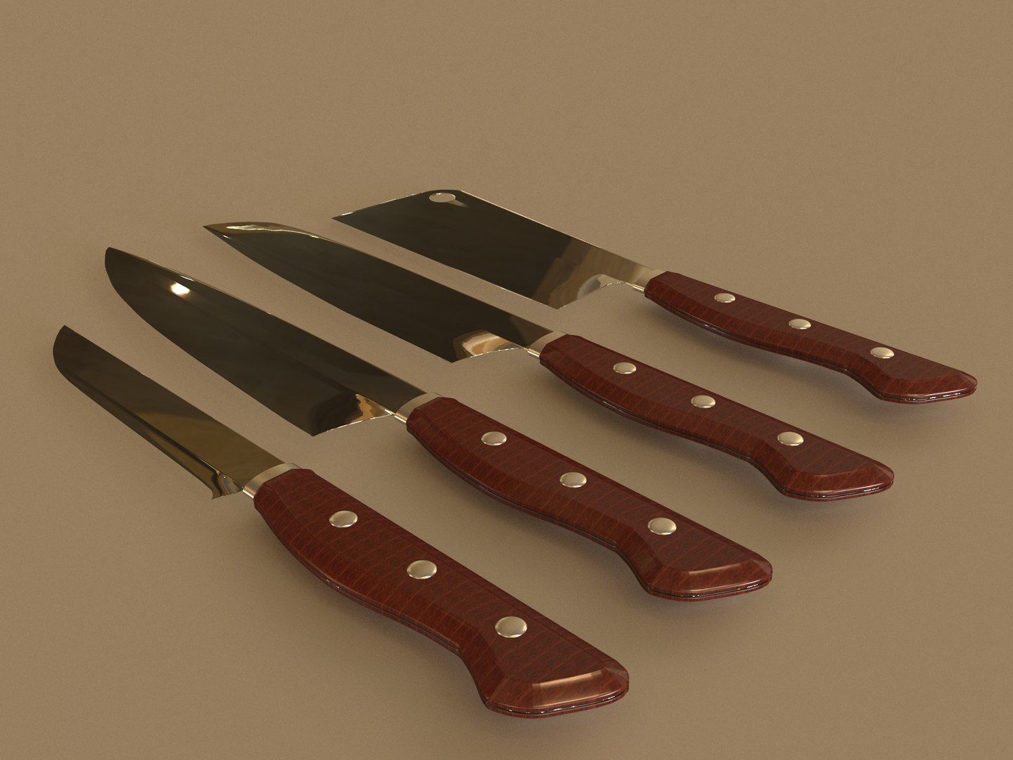 3D Kitchen Knife - TurboSquid 2024868