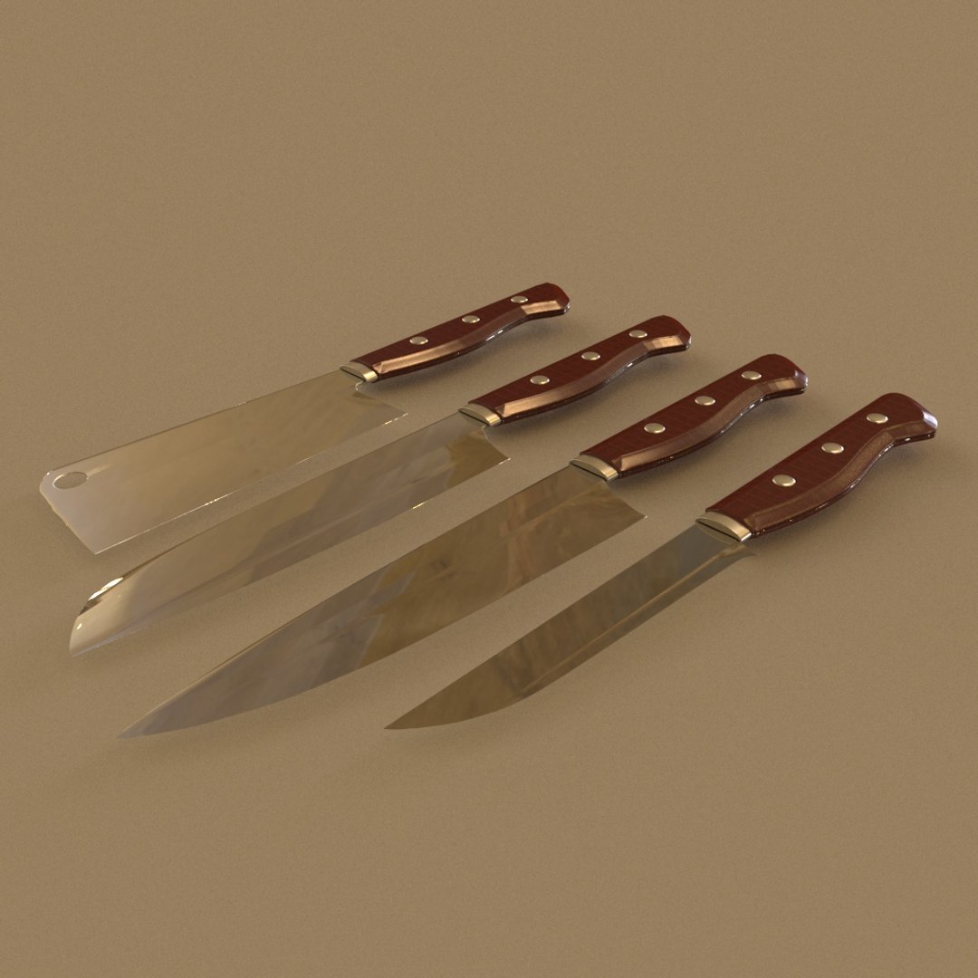 3D Kitchen Knife - TurboSquid 2024868