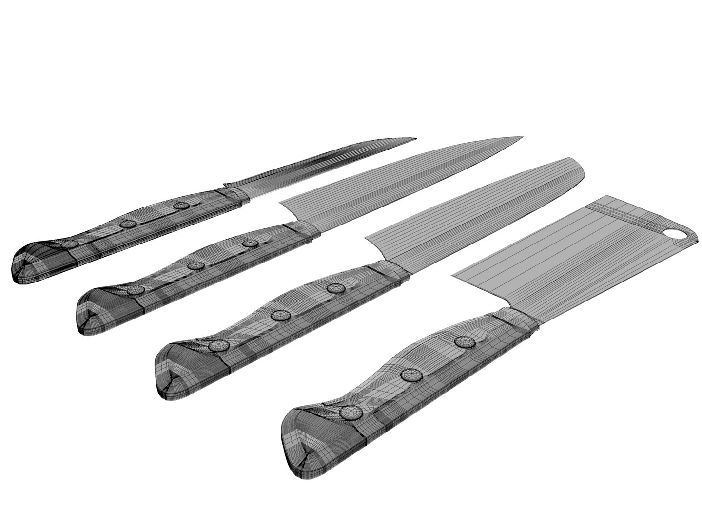 3D Kitchen Knife - TurboSquid 2024868