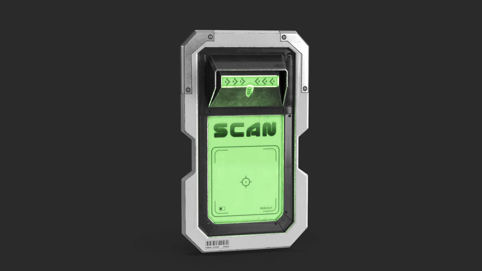 Sci Fi Scanner Display V5 3D Model - TurboSquid 2110575