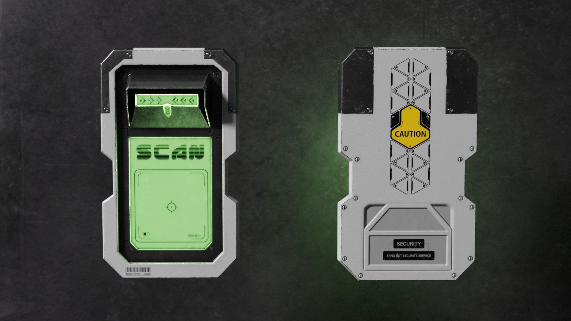 Sci Fi Scanner Display V5 3D Model - TurboSquid 2110575