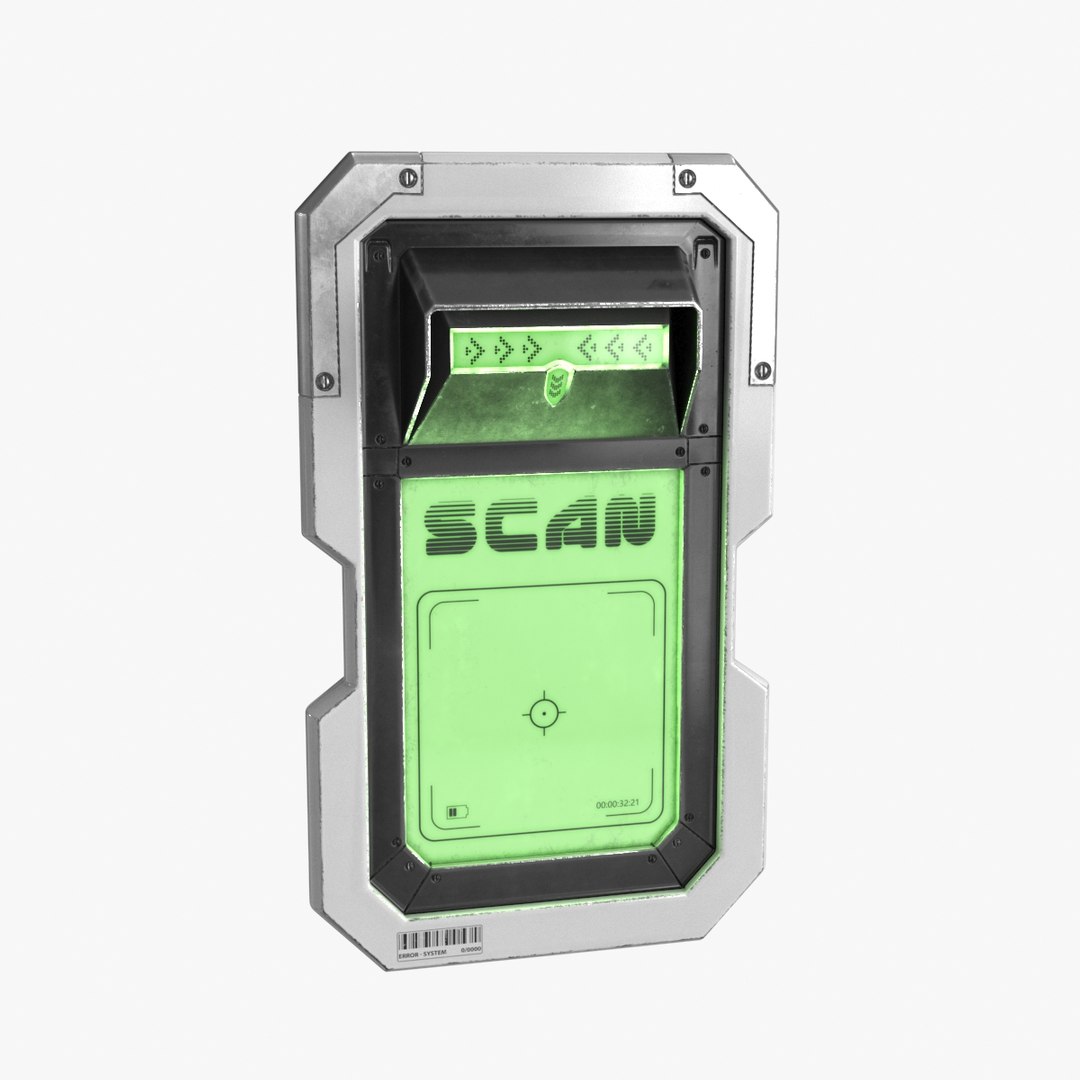 Sci Fi Scanner Display v5 3D model - TurboSquid 2110575
