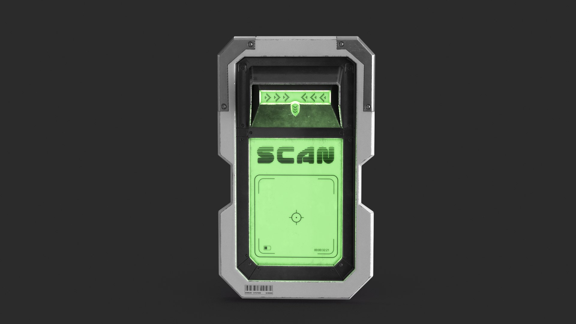 Sci Fi Scanner Display V5 3D Model - TurboSquid 2110575