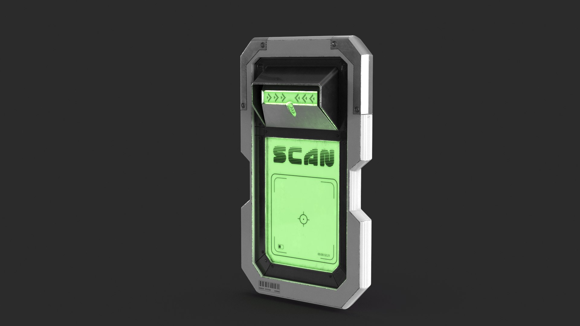 Sci Fi Scanner Display V5 3D Model - TurboSquid 2110575