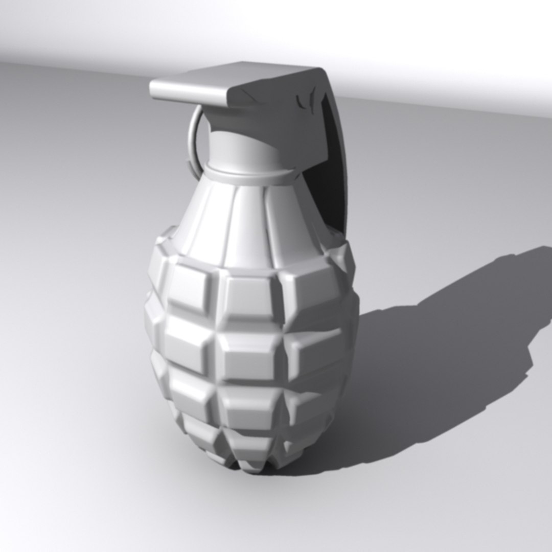 Grenade Pineapple 3d Model