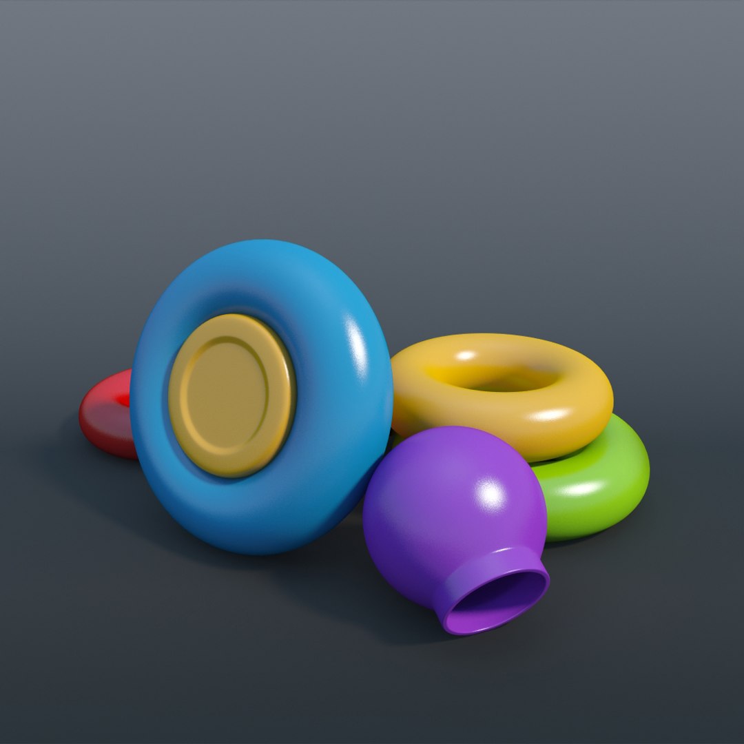 Toy Pyramid 3d Model