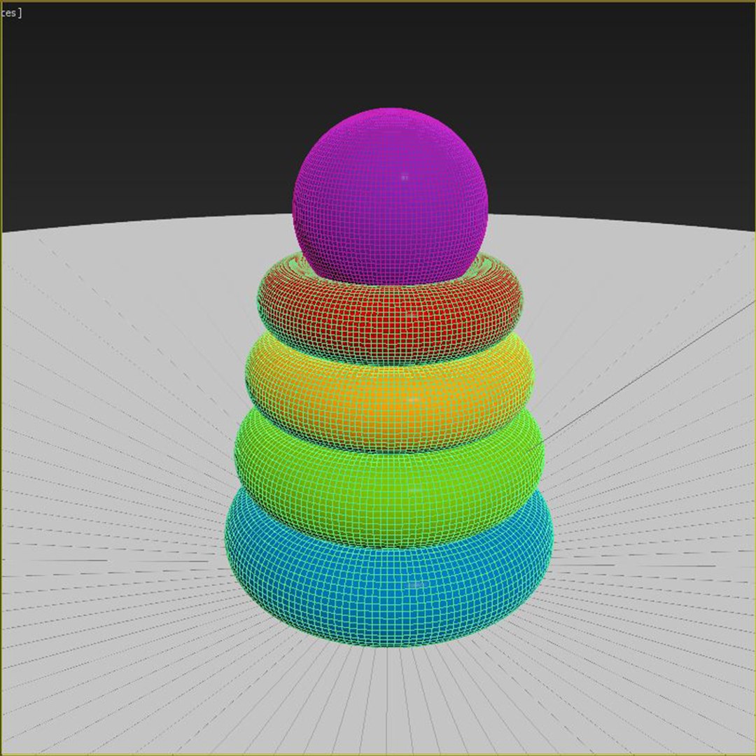 Toy Pyramid 3d Model