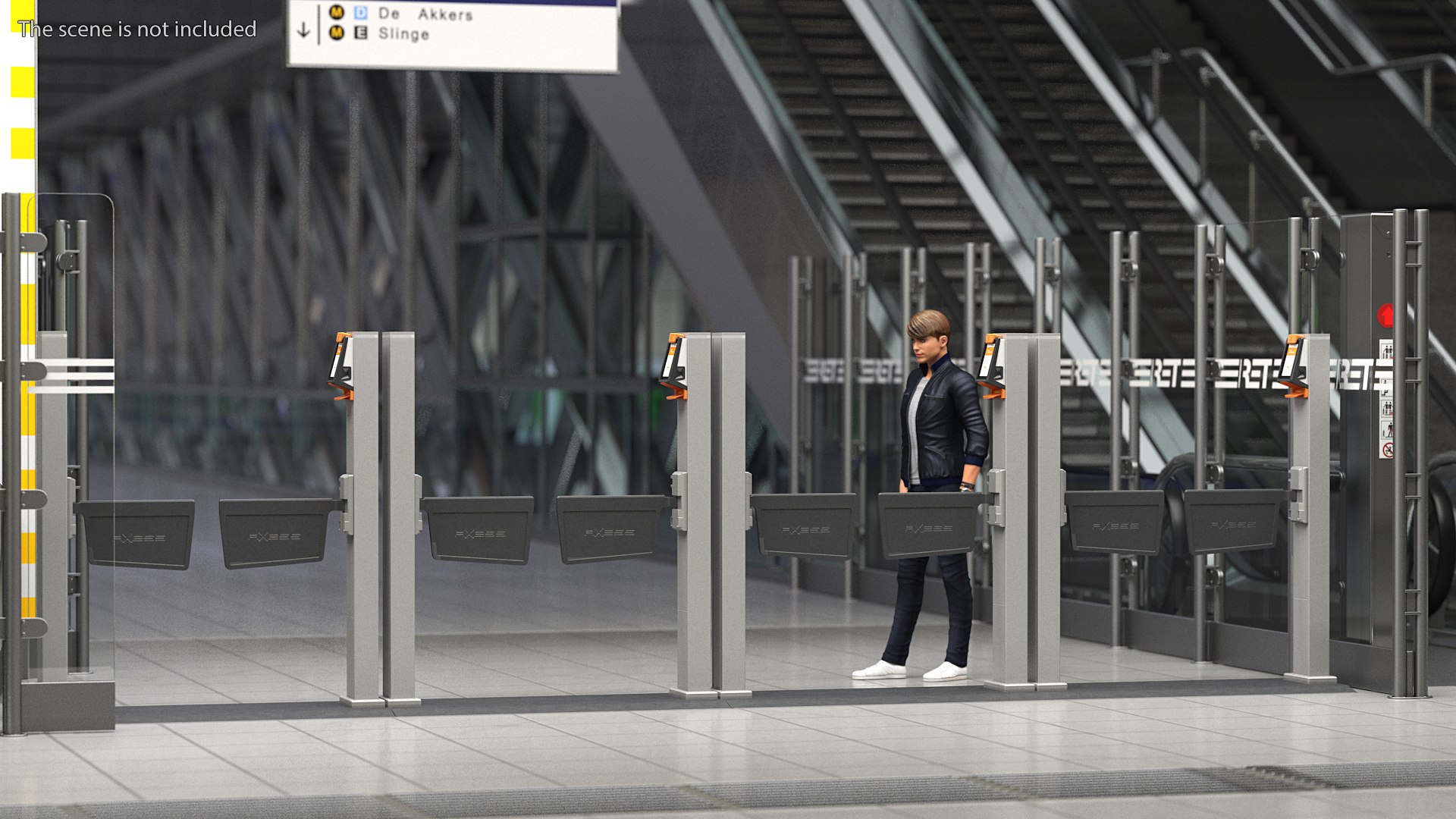 3D model Turnstiles Collection 3 - TurboSquid 1825964