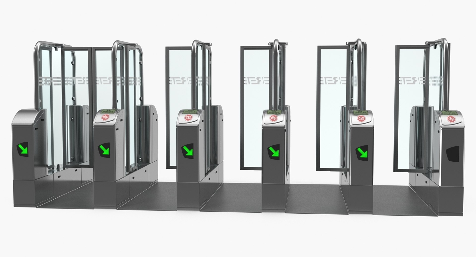 3D model Turnstiles Collection 3 - TurboSquid 1825964