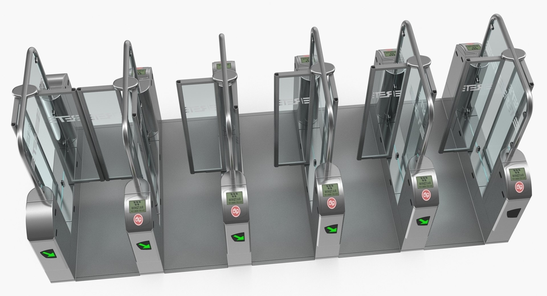 3D model Turnstiles Collection 3 - TurboSquid 1825964