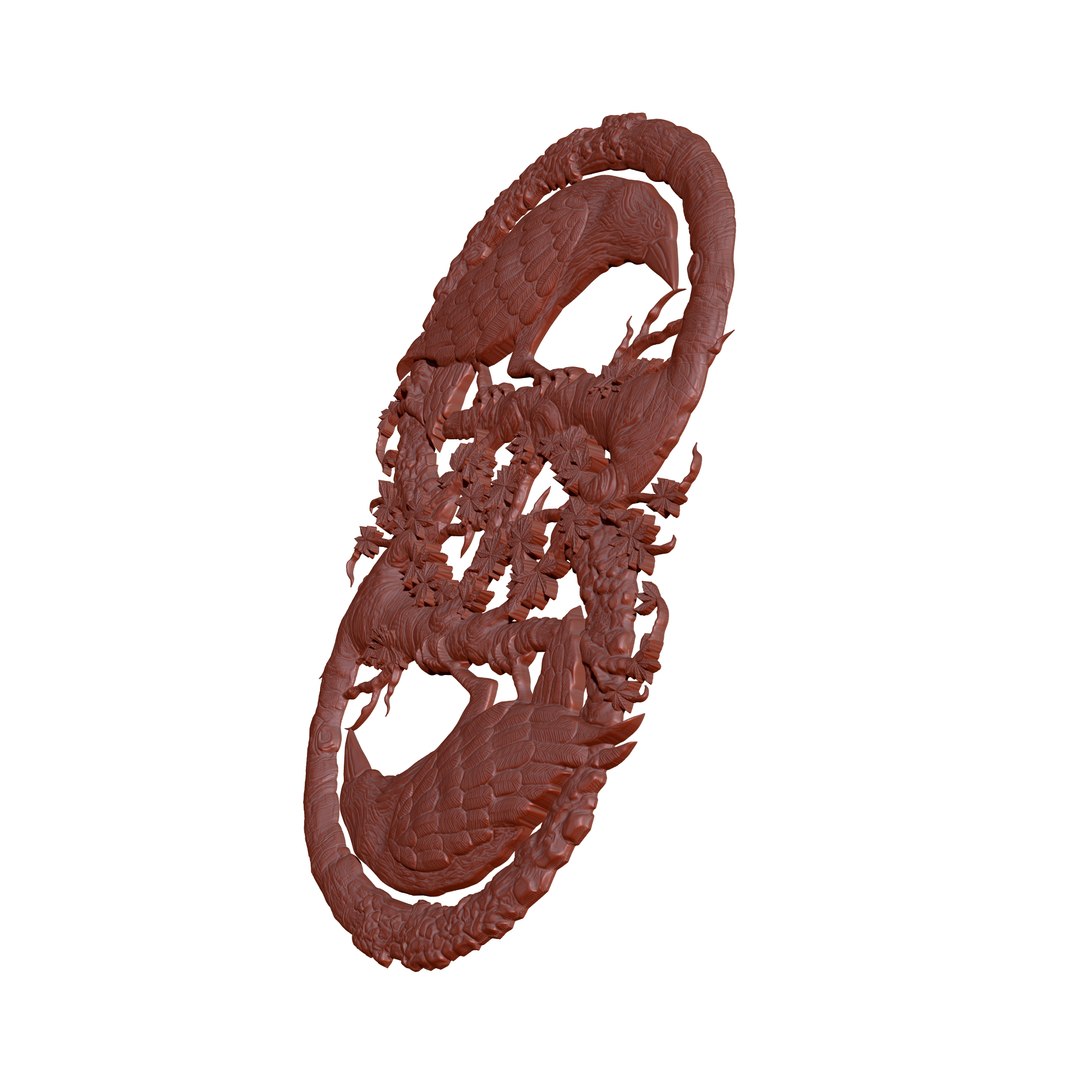 Raven Relief 3D Model - TurboSquid 1413663