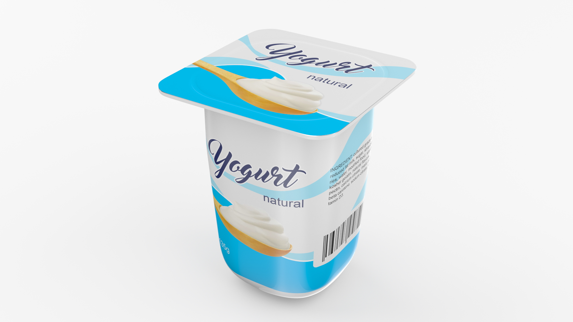 3D Model Yogurt Plastic Cup Mockup - TurboSquid 1999806