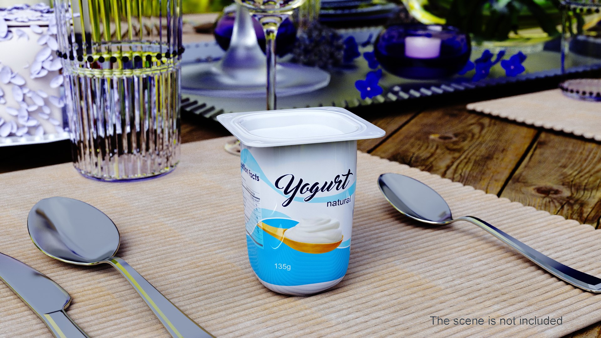 3D Model Yogurt Plastic Cup Mockup - TurboSquid 1999806