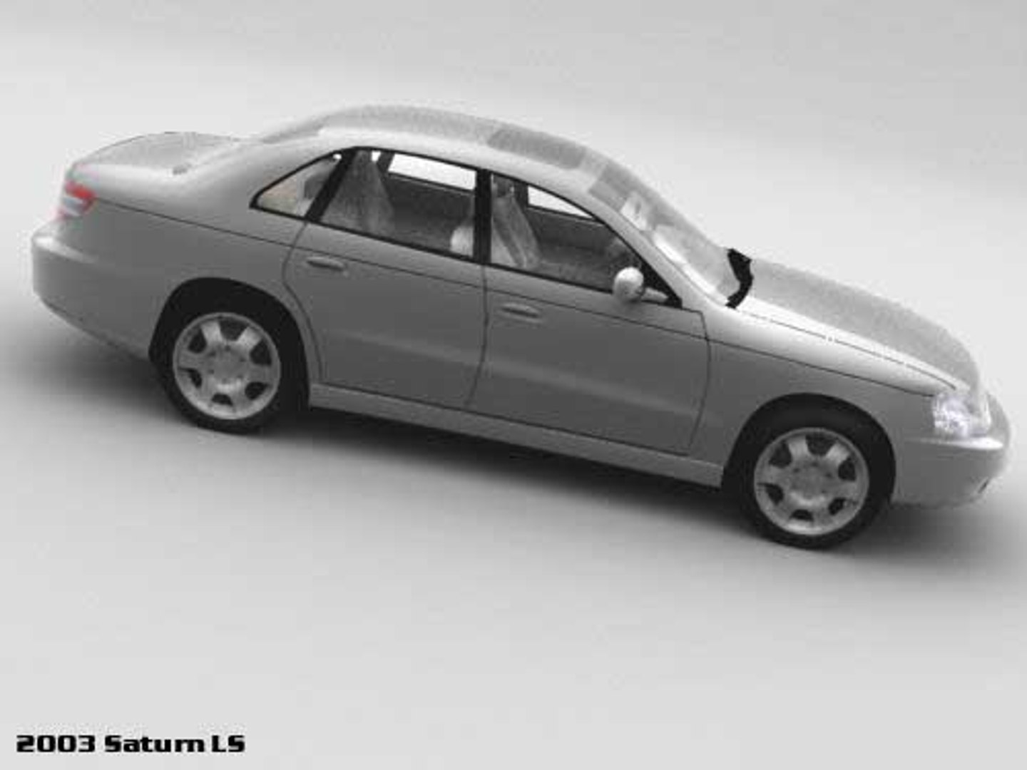 Saturn Ls Sedan 3d Model