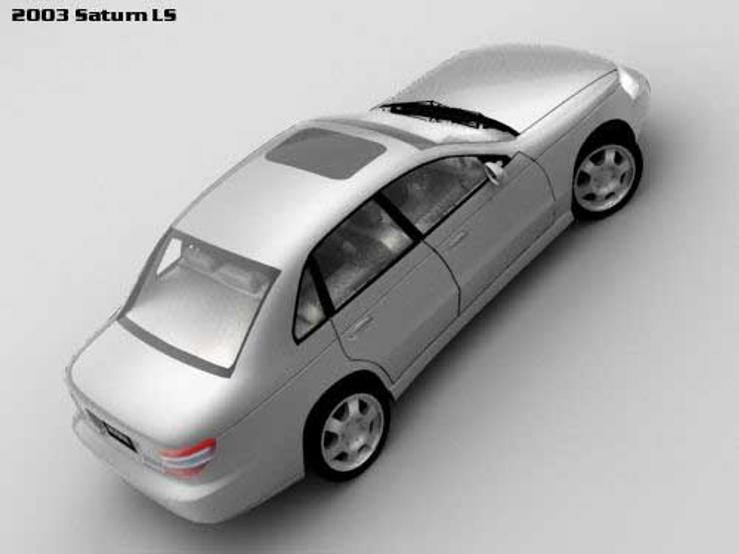 Saturn Ls Sedan 3d Model