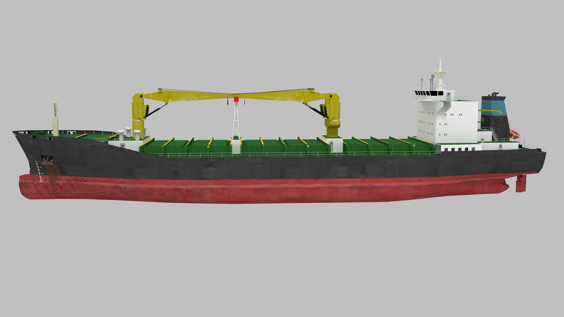 Bulk Carrier Ship 3D - TurboSquid 1389592