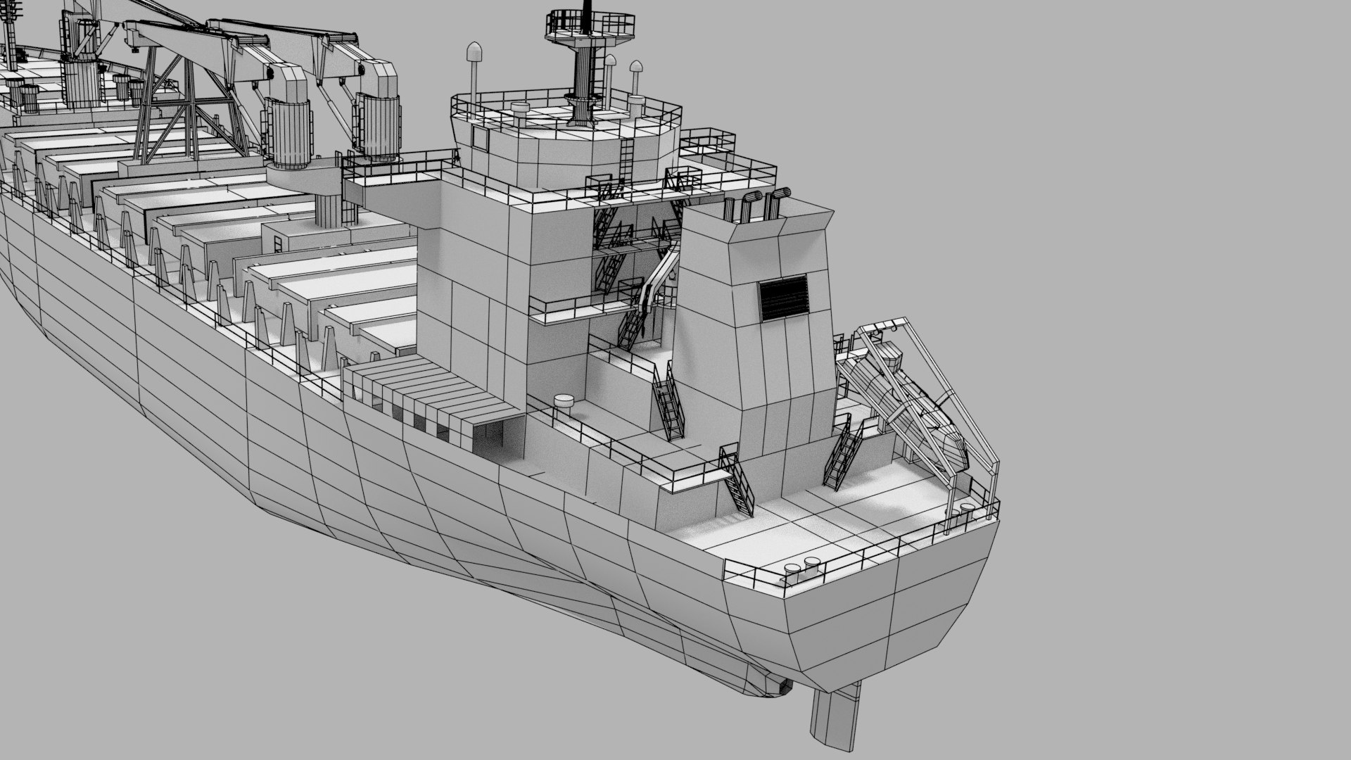 Bulk Carrier Ship 3D - TurboSquid 1389592