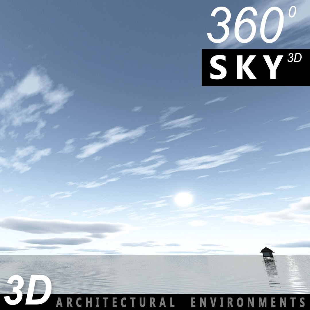 3d model sky clouds