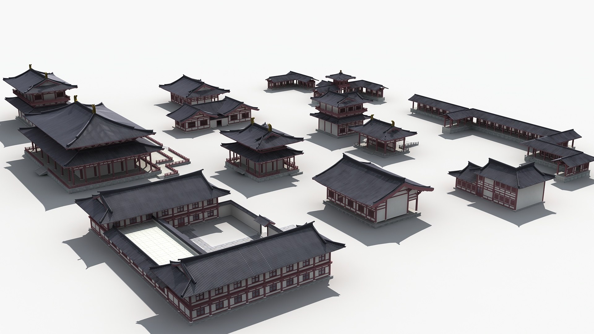 Chinese Temple 6 3D Model - TurboSquid 2220820