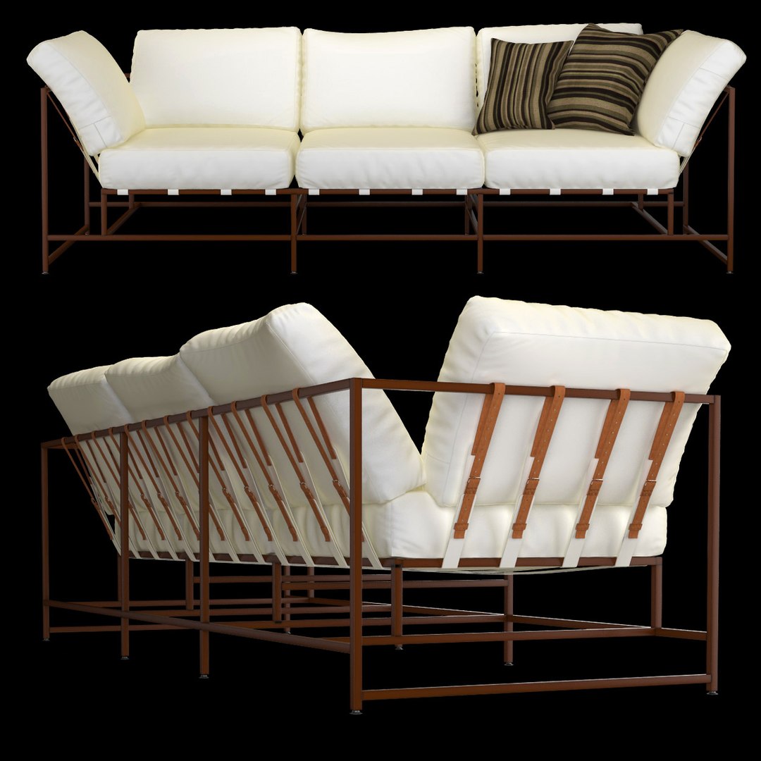 Canvas Copper Sofa Max
