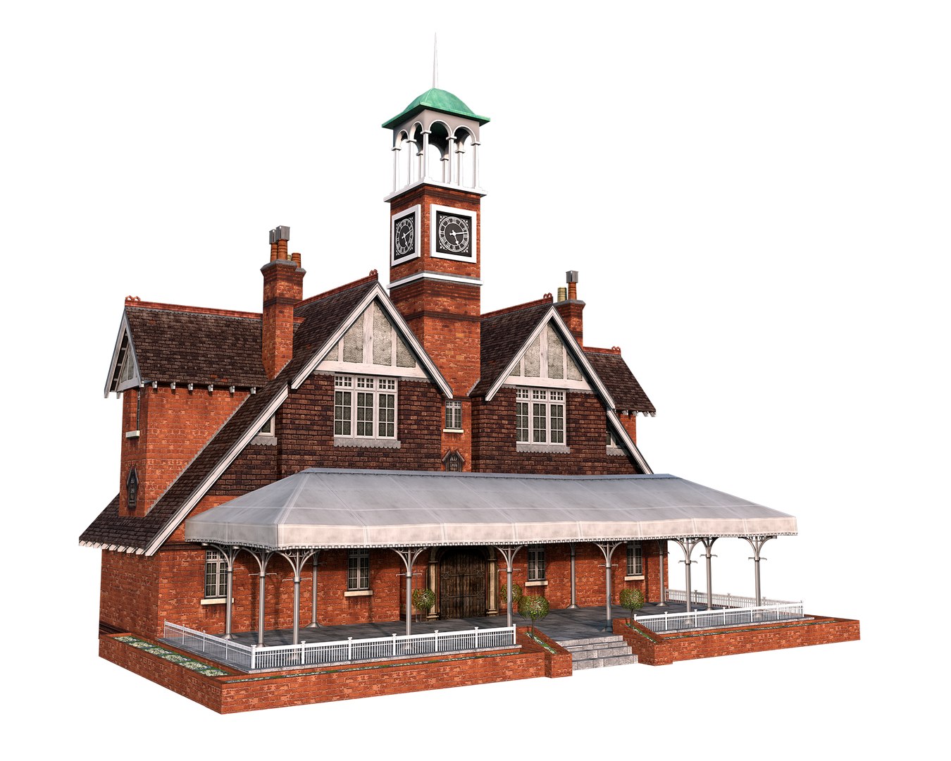 3D Old Building Model - TurboSquid 1460023
