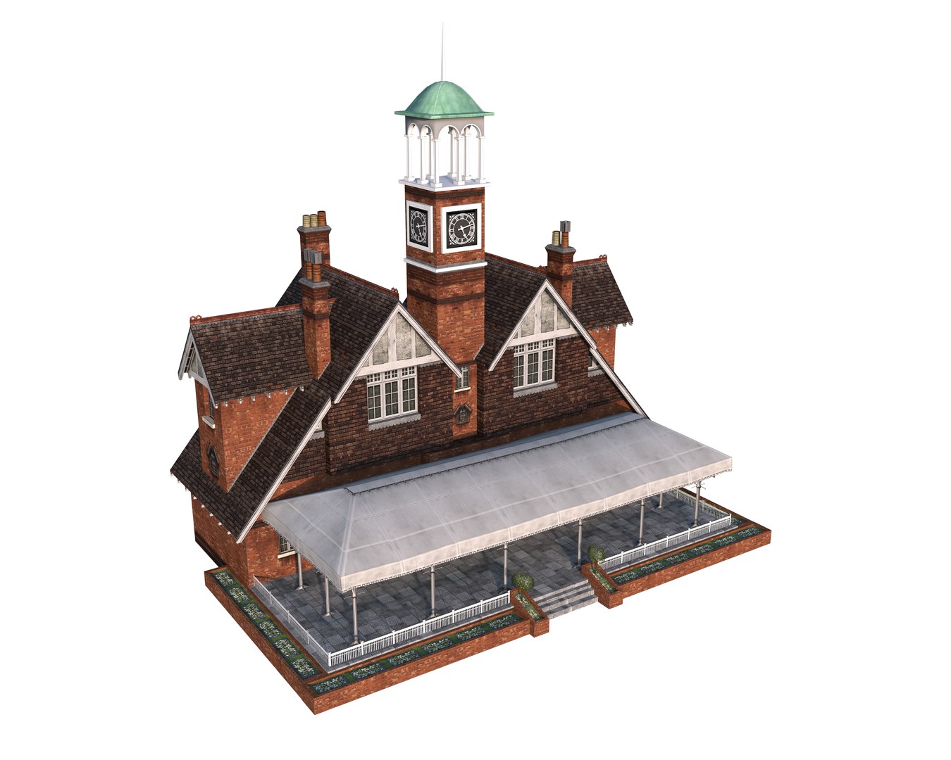 3D Old Building Model - TurboSquid 1460023