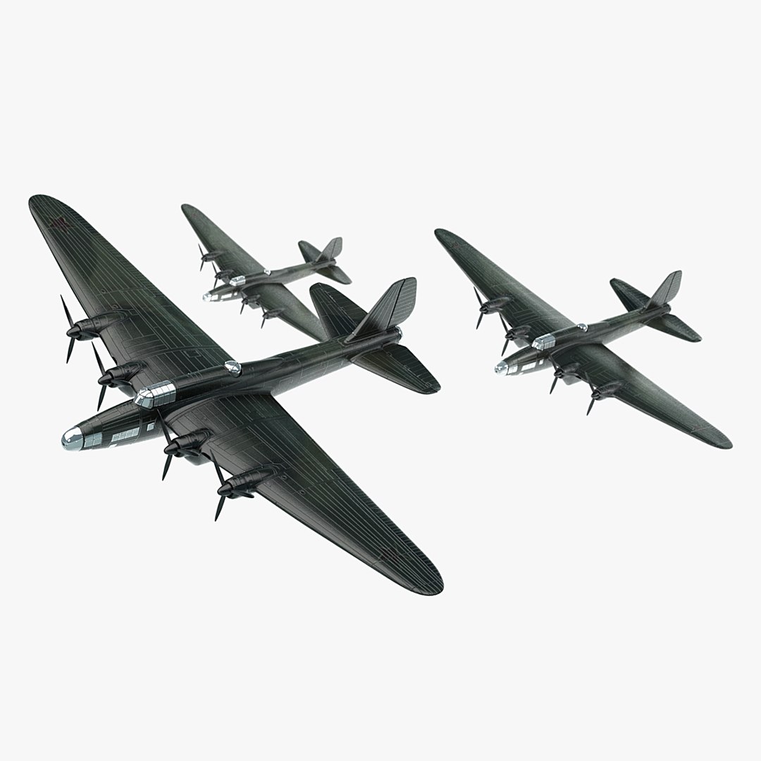 3D Petljakow Pe-8 - TurboSquid 1154503