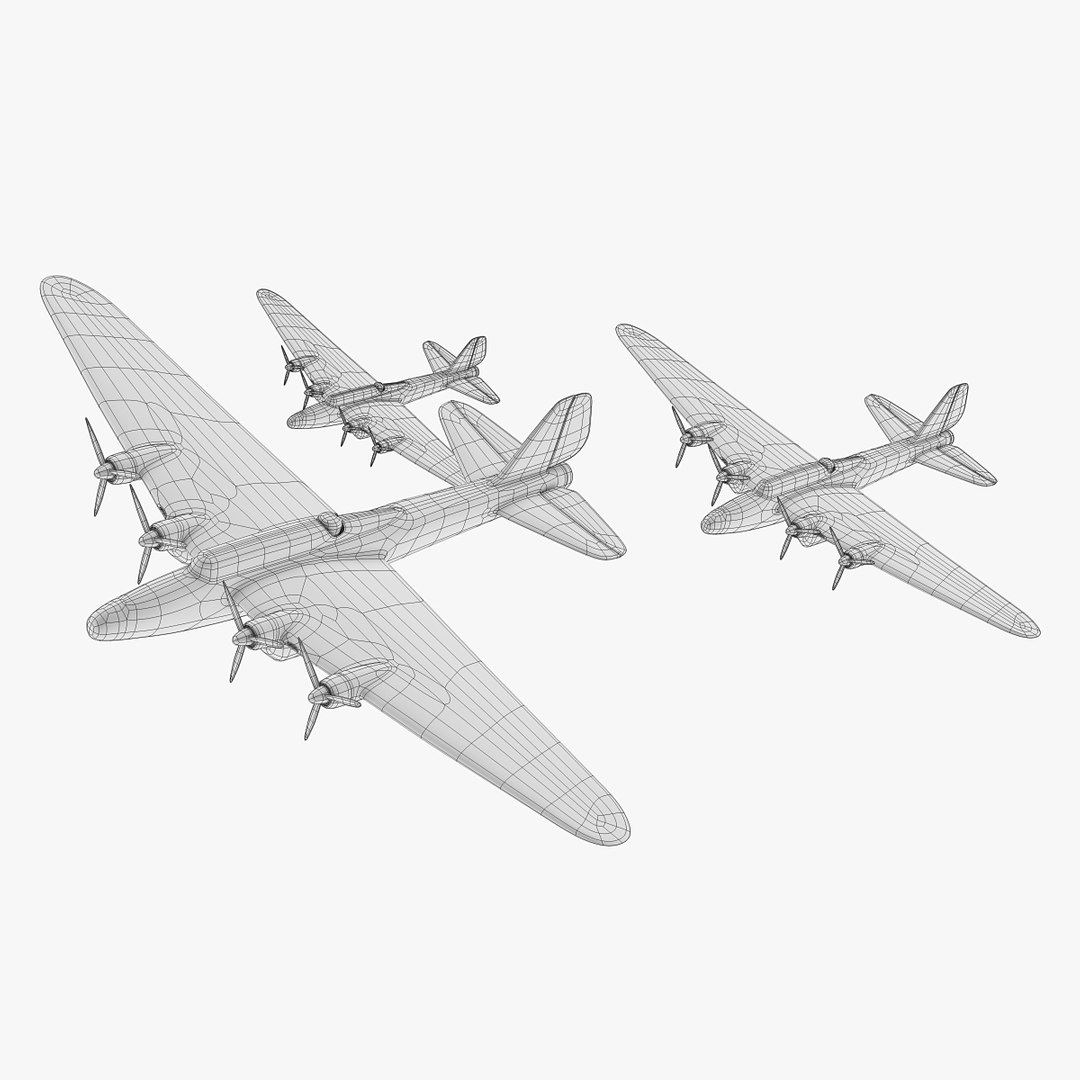 3D Petljakow Pe-8 - TurboSquid 1154503