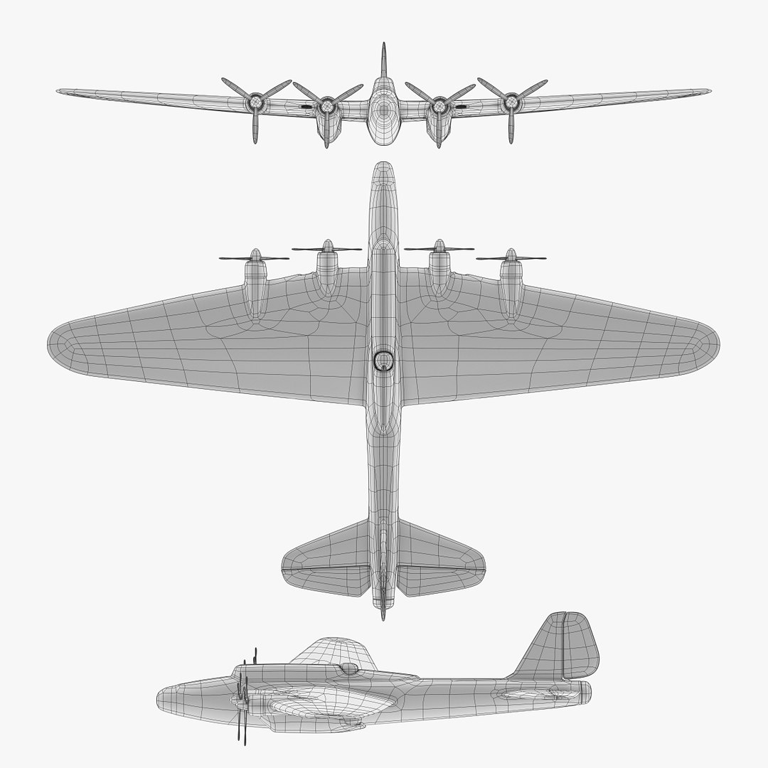 3D Petljakow Pe-8 - TurboSquid 1154503