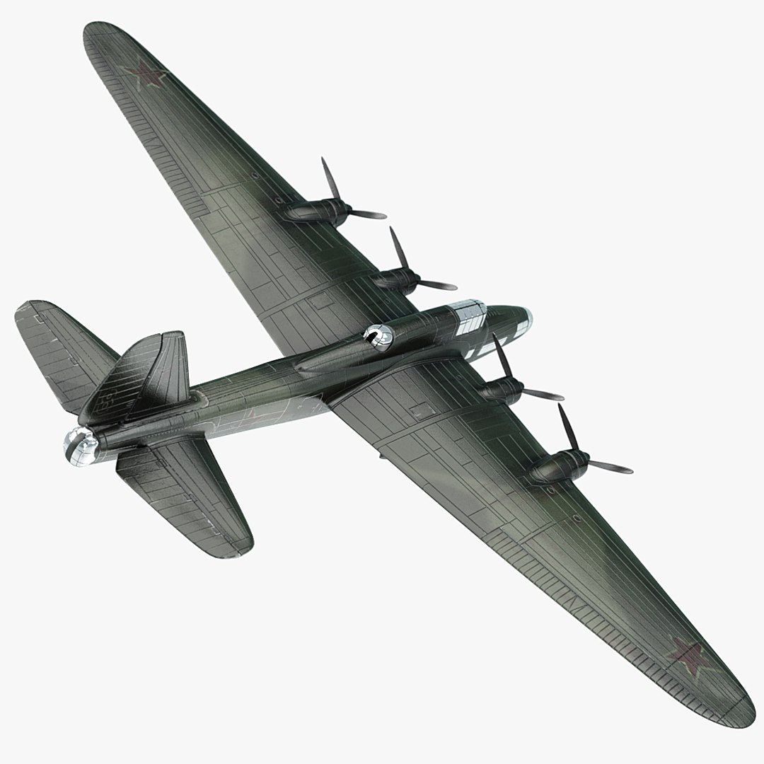 3D Petljakow Pe-8 - TurboSquid 1154503