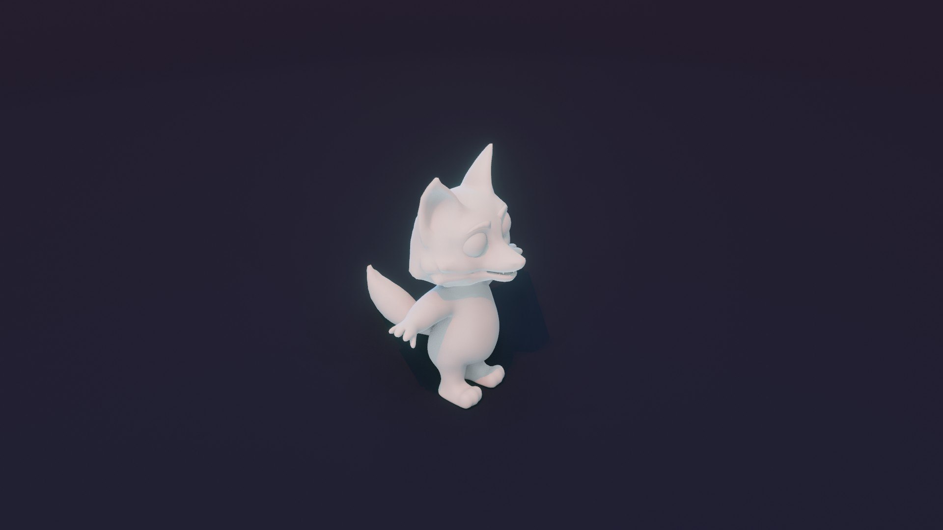 3D Model Cartoon Fox Animated And Rigged Base Mesh 3D Model ...