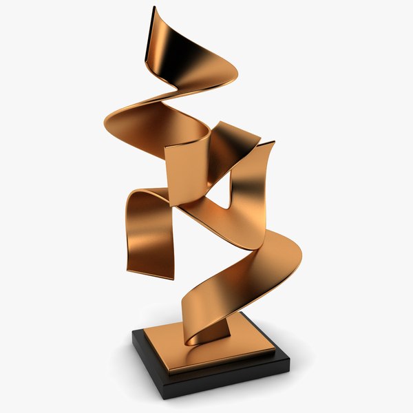 3d henley brass sculpture model