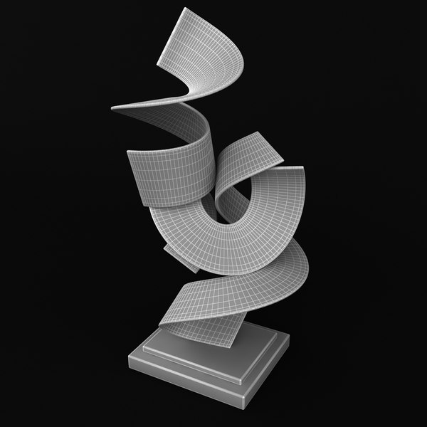 3d henley brass sculpture model