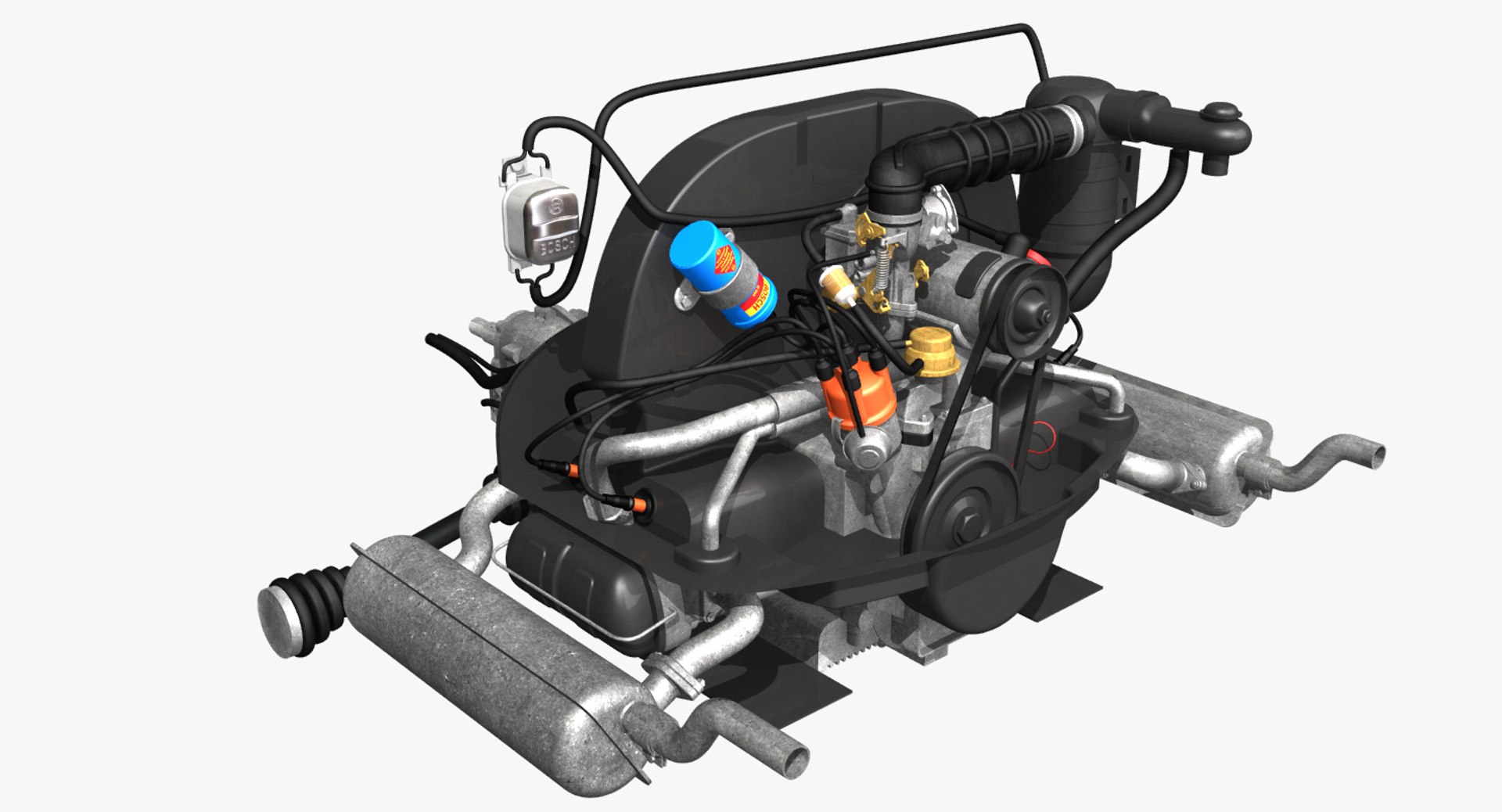 3D Model Flat Engine - TurboSquid 1270581