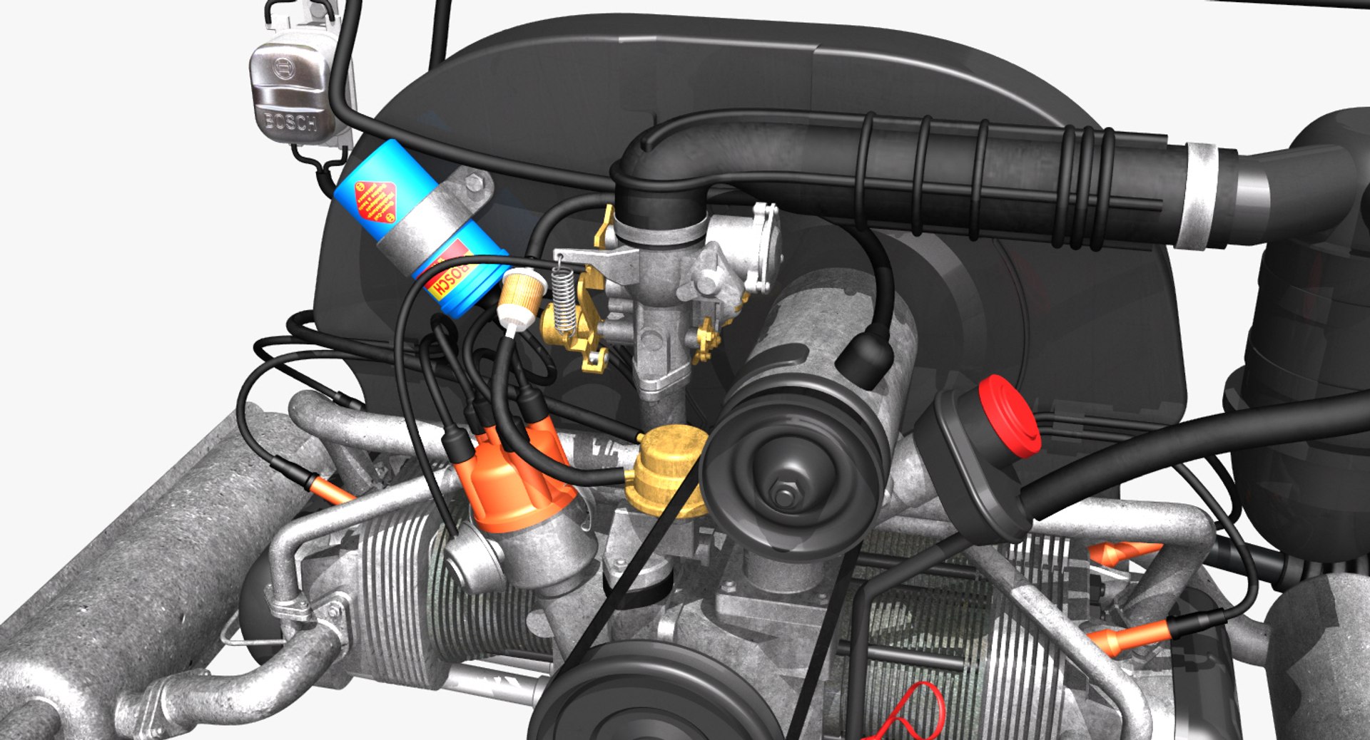 3D Model Flat Engine - TurboSquid 1270581