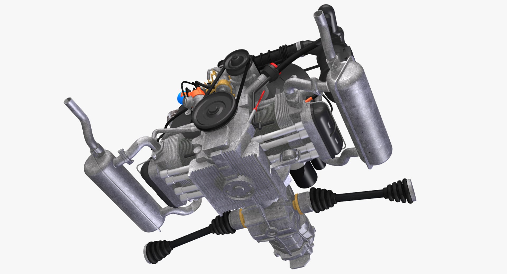 3D Model Flat Engine - TurboSquid 1270581