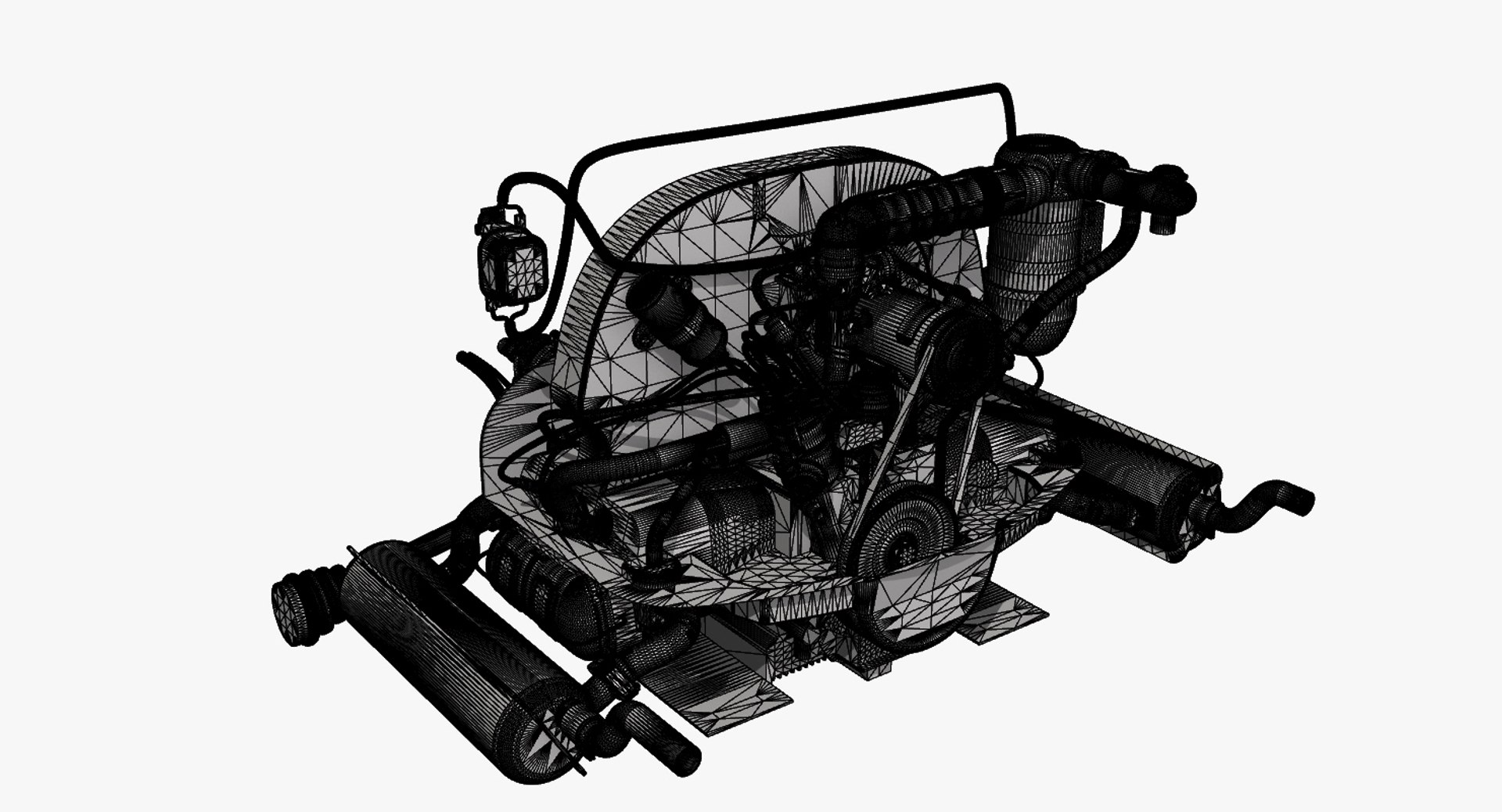 3D Model Flat Engine - TurboSquid 1270581