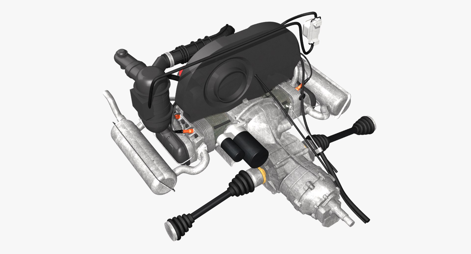 3D Model Flat Engine - TurboSquid 1270581