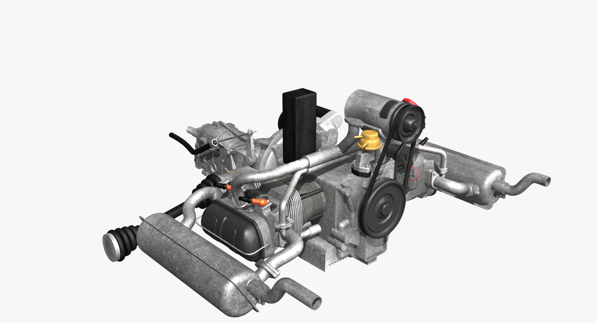 3D Model Flat Engine - TurboSquid 1270581