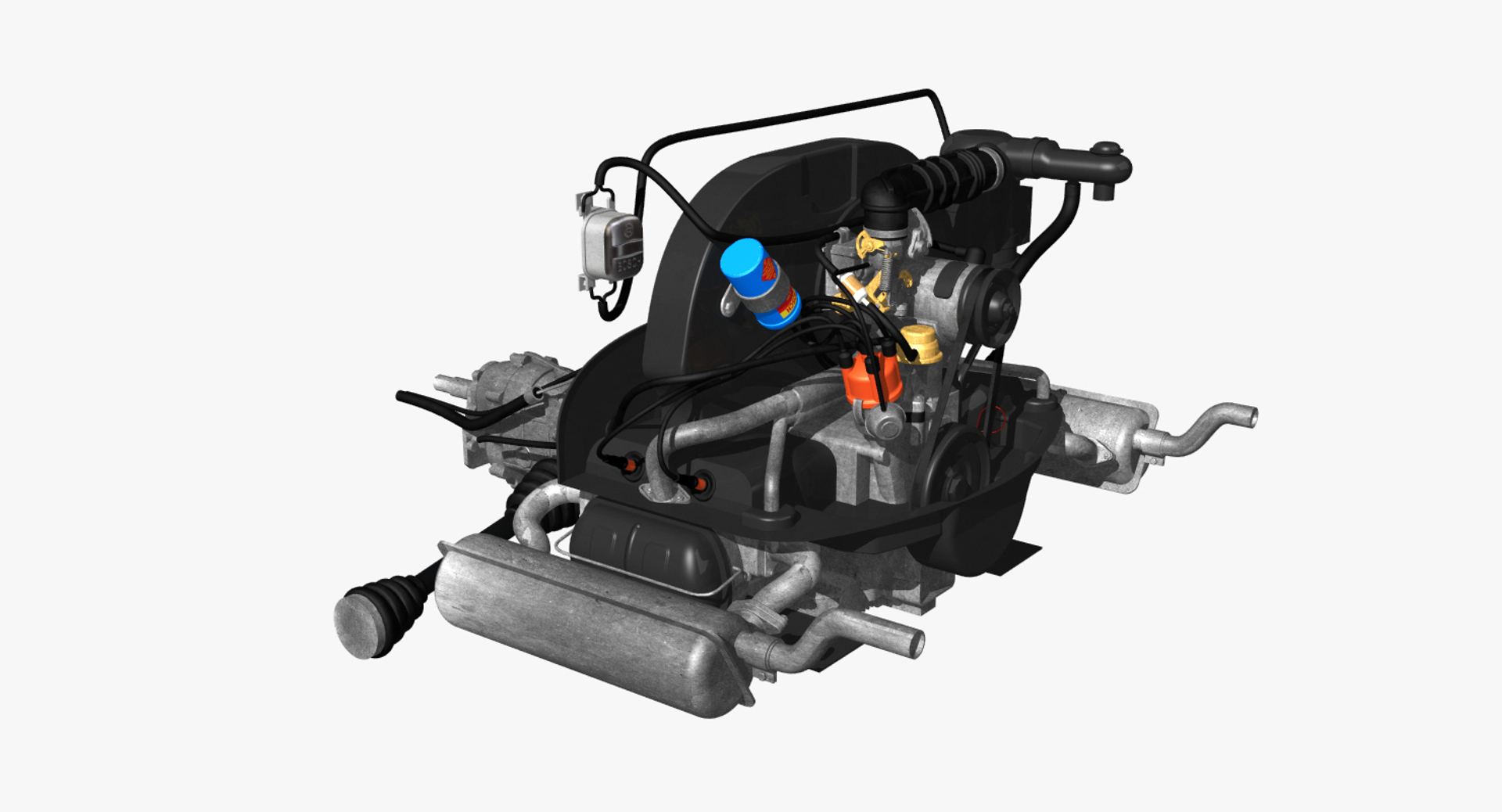 3D Model Flat Engine - TurboSquid 1270581
