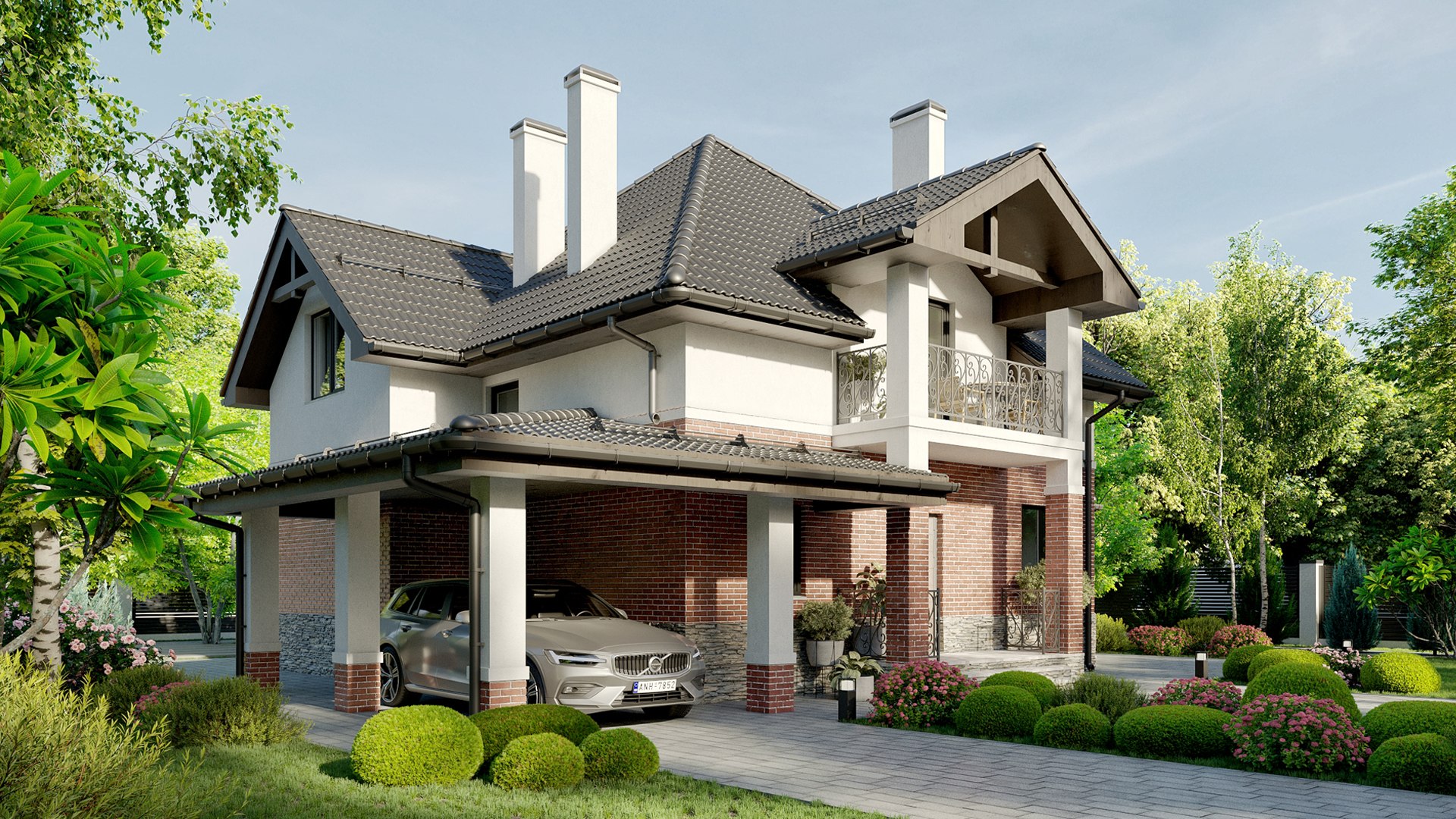 3D Model Classic Cottage House - TurboSquid 1857916