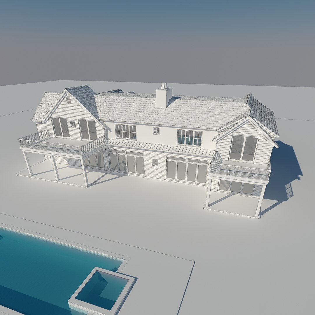 3D House Farm Model - TurboSquid 1345993